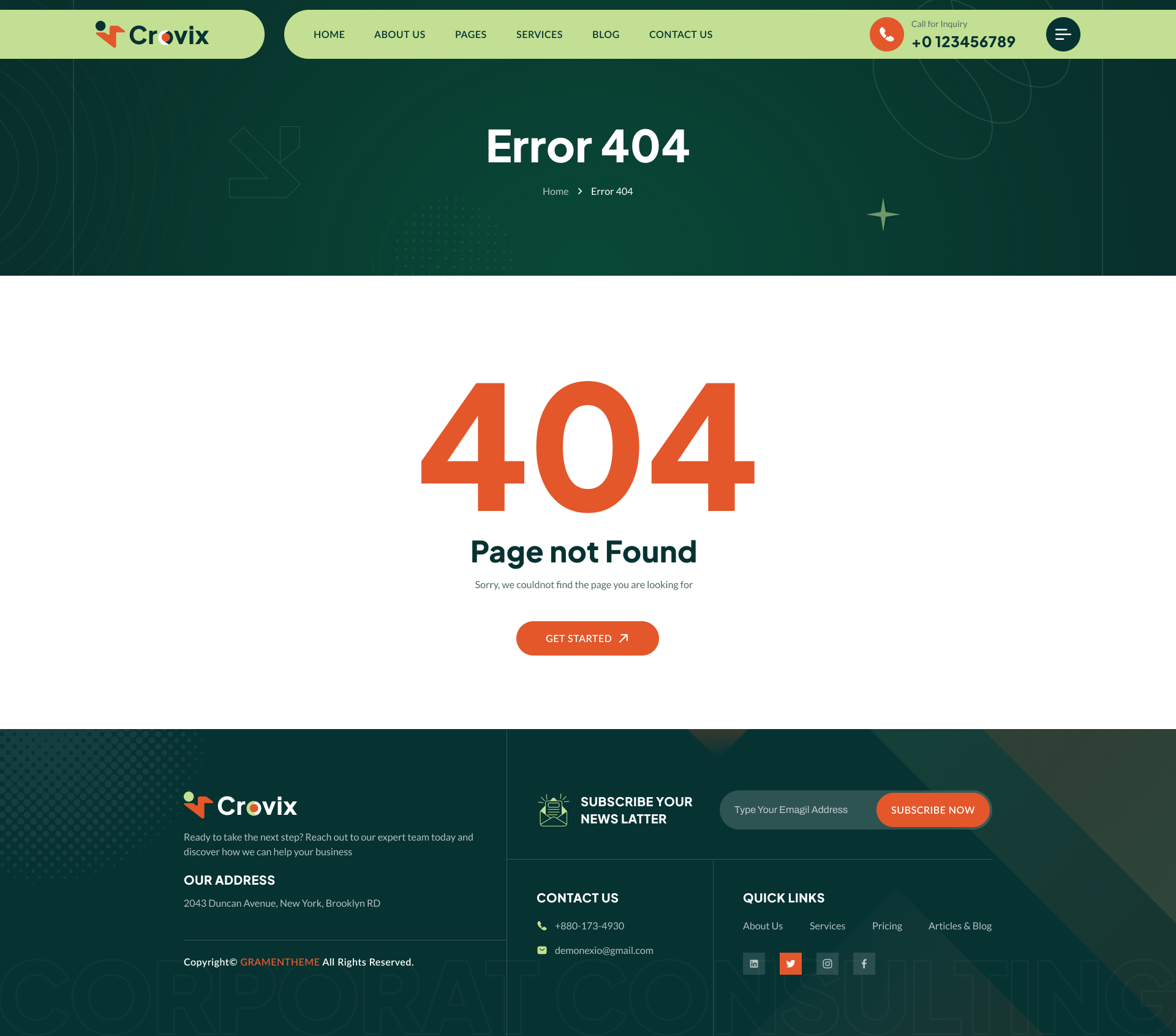 Crovix - Corporate Business Consulting Figma Template by themewolfs